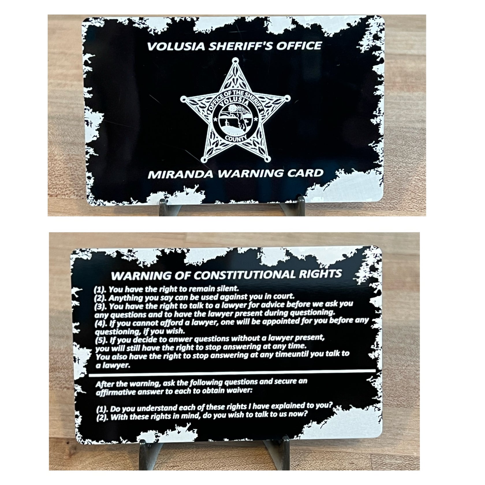 Miranda Cards | Best Challenge Coins at Beyond The Line – Beyond The Line